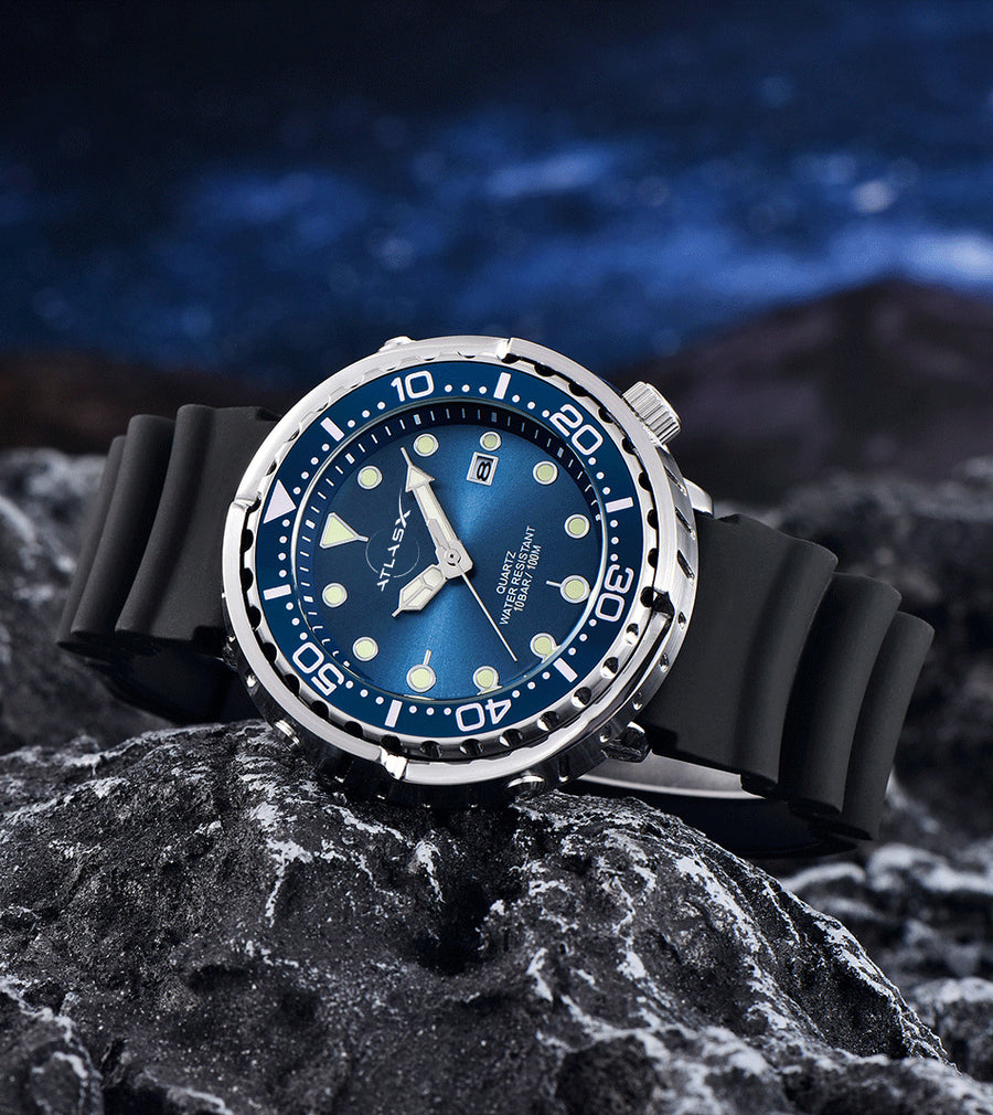 AtlasX Diver 10Bar Su Geçirmez Tasarım Erkek Kol Saati